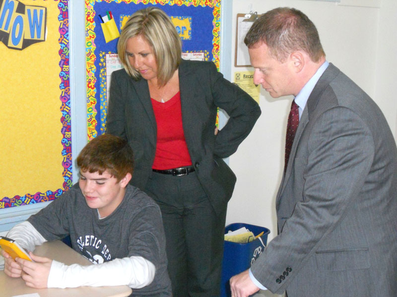 Lt. Governor Matt Denn visits Millsboro Middle School | Cape Gazette