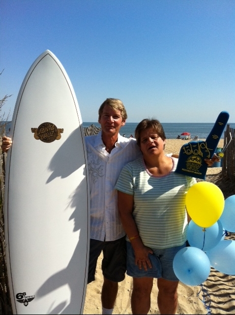 Boardwalk Buddy Walk announces surfboard raffle winner | Cape Gazette