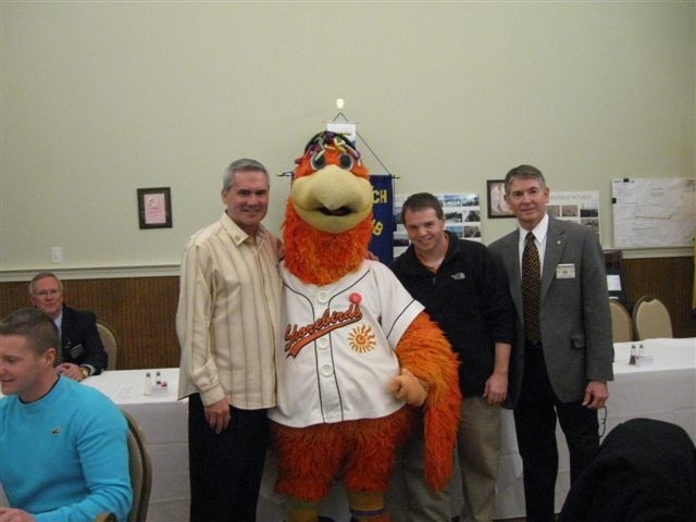 Sherman the Shorebird visits Dewey Beach Lions | Cape Gazette