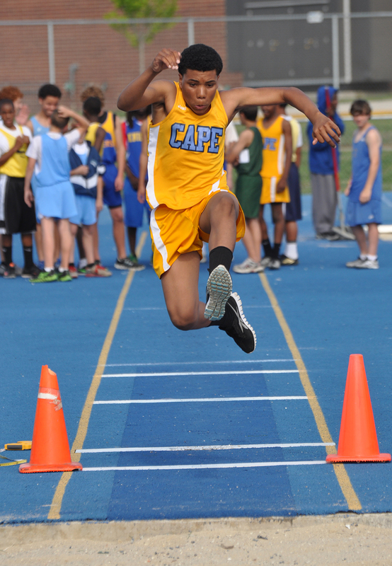 Middle school track athletes descend on Cape | Cape Gazette