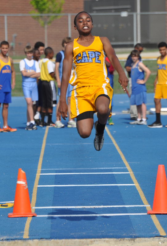 Middle school track athletes descend on Cape | Cape Gazette