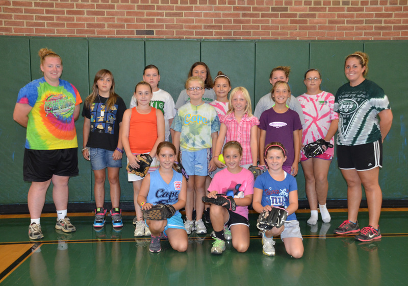 Del Tech players turn instructors for softball camp | Cape Gazette