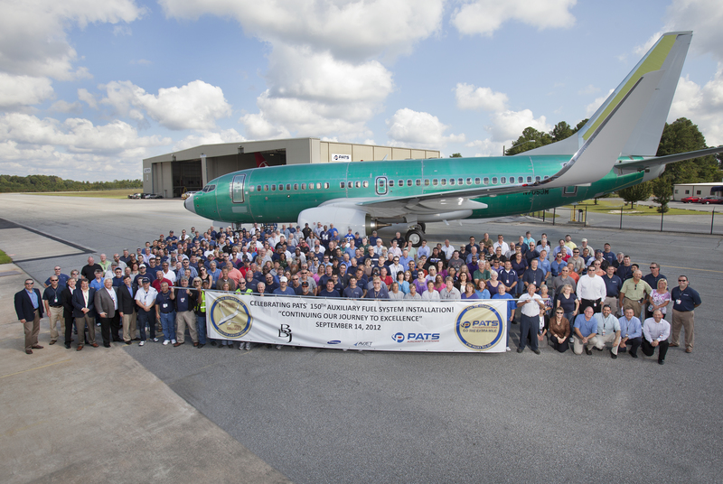 PATS Aircraft Systems installs 150th auxiliary fuel system on a Boeing ...