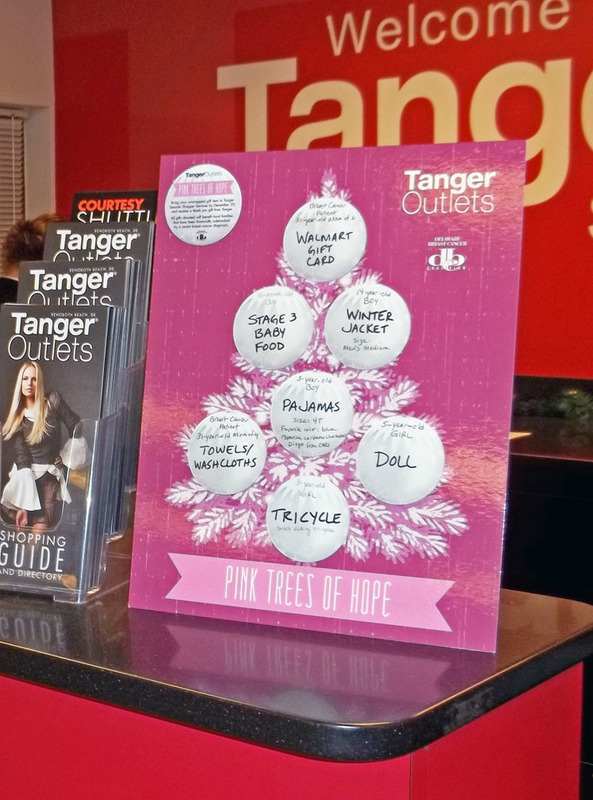 Tanger Pink Trees of Hope provides gifts to families of breast cancer ...