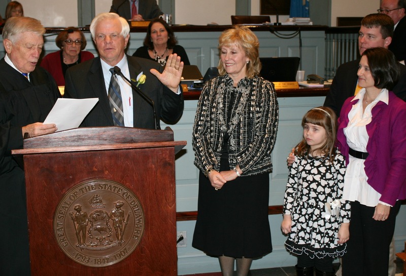 Gerald Hocker sworn in for first Senate term | Cape Gazette