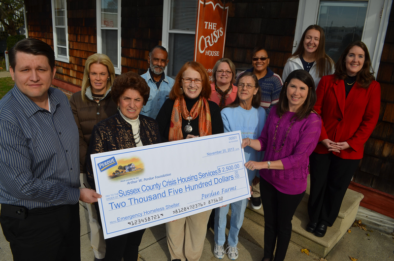 Perdue Foundation awards $2,500 to Sussex Community Crisis Housing ...