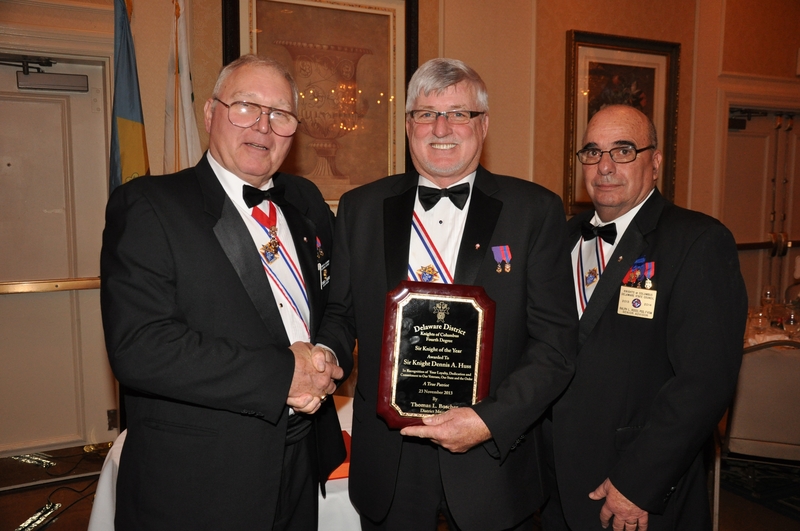 Dennis Huss wins Knights of Columbus top award | Cape Gazette