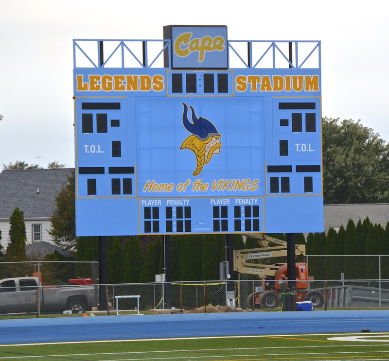 New Cape scoreboard ready for Homecoming | Cape Gazette