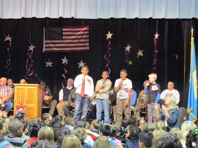 Veterans honored at H.O. Brittingham school assembly | Cape Gazette