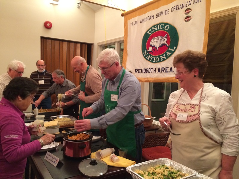 Rehoboth UNICO hosts pasta challenge and movie night | Cape Gazette