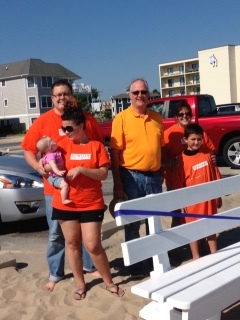 Home Depot volunteers give coat of paint to Lewes Beach benches | Cape ...