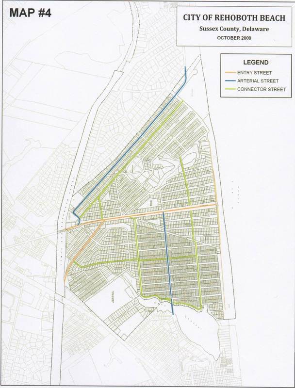 City of Rehoboth Map: See how many houses are in one square mile | Cape ...
