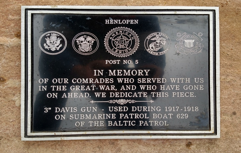 Sons of American Legion present plaque for 3-inch Davis Gun | Cape Gazette
