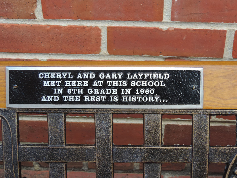 Cheryl Layfield donates bench to Millsboro Middle School | Cape Gazette