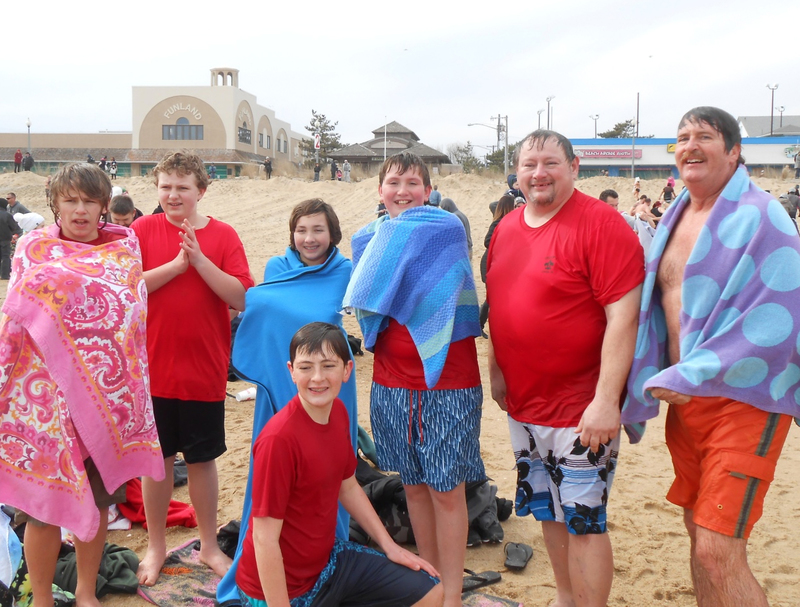 Boy Scout Troop 1 members take the Lewes Polar Bear Plunge | Cape Gazette