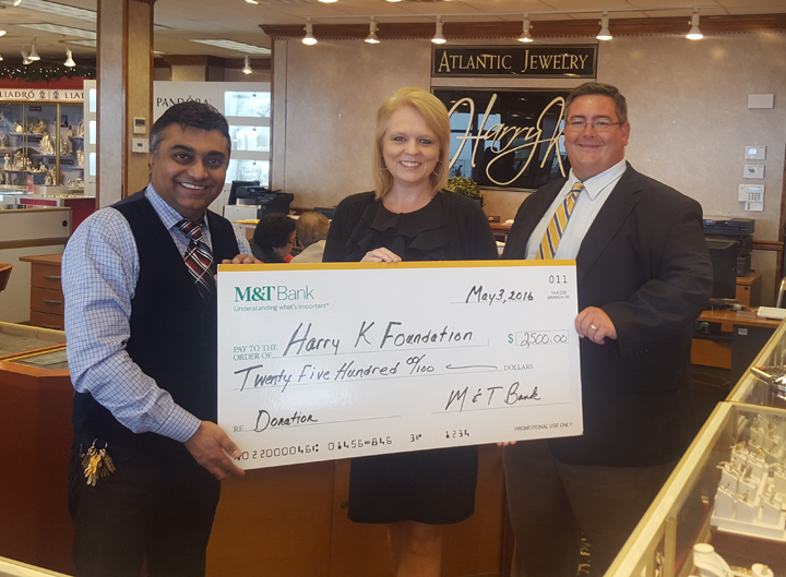 M&T donates $2,500 to Harry K Foundation | Cape Gazette