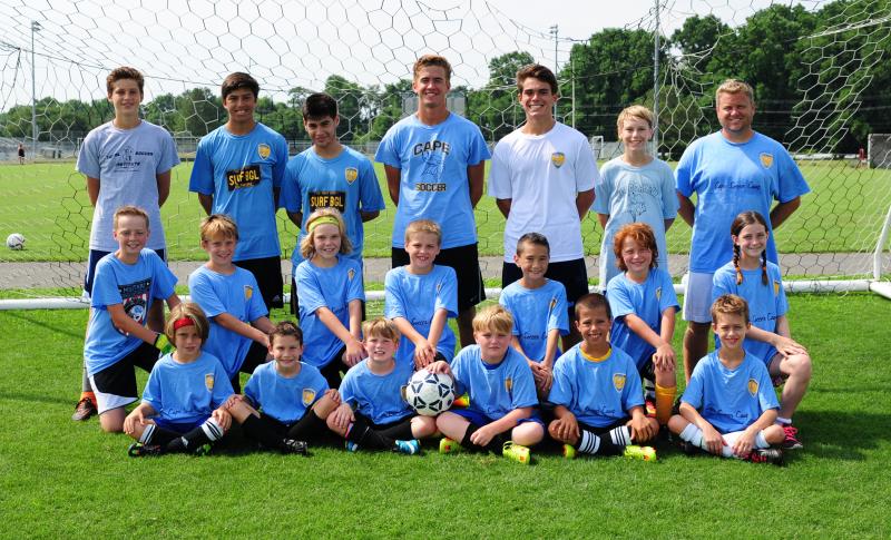 Cape soccer camp makes first trip to Vikings field | Cape Gazette