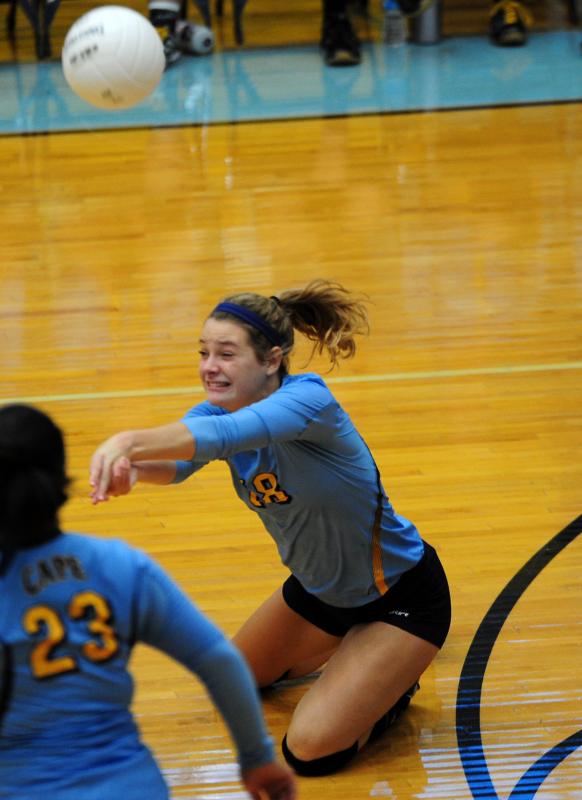 Cape volleyball spikes Delmar 3-0 | Cape Gazette