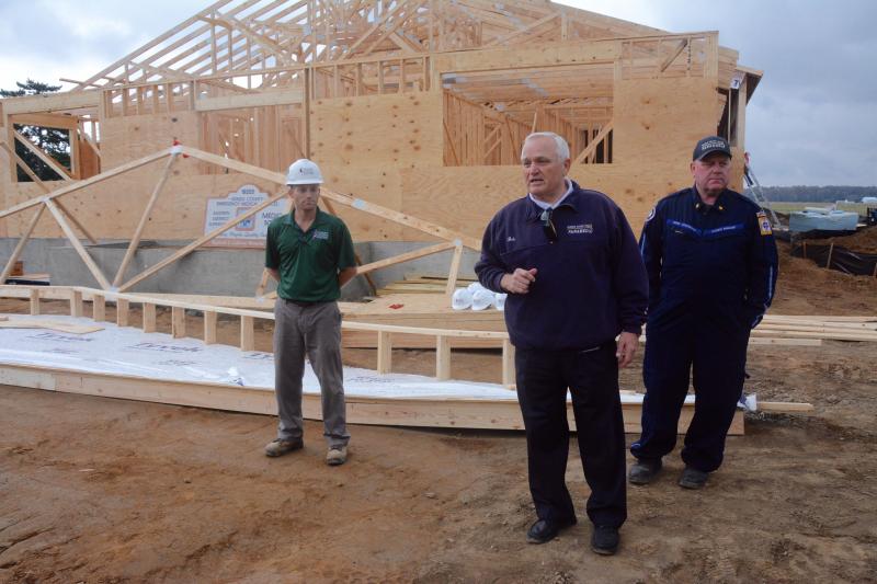 Sussex EMS celebrates topping ceremony for new station | Cape Gazette
