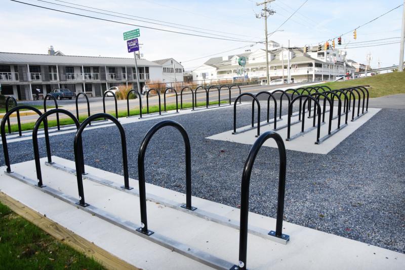 Bike corral complete in Lewes | Cape Gazette