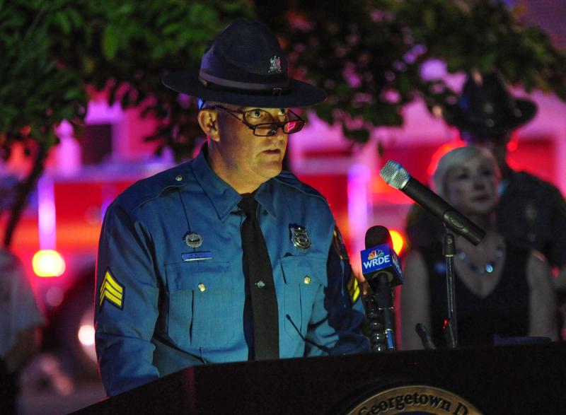 Vigil honors Cpl. Stephen Ballard in Georgetown | Cape Gazette