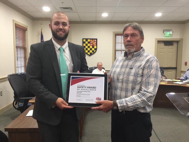 Lewes BPW earns safety award | Cape Gazette