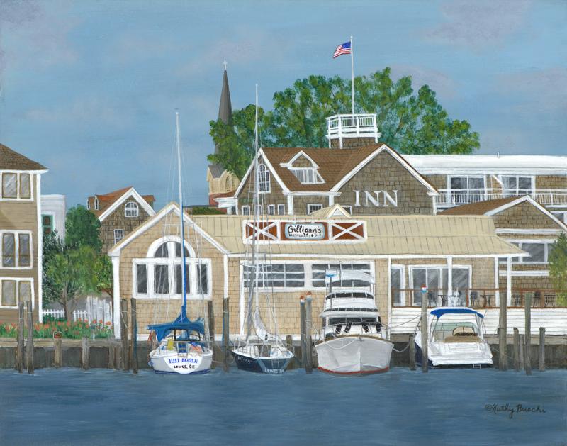 Milton artist Kathy Buschi to release ‘Gilligan’s’ print at open house ...