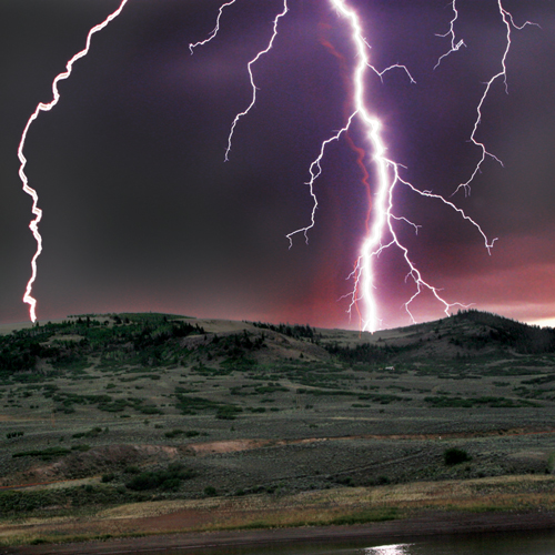 Lightning strikes are more dangerous, but stay away from sharks too ...