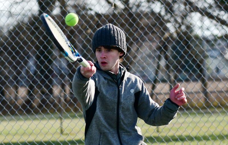 Tennis gets back into swing despite cold and windy weather | Cape Gazette