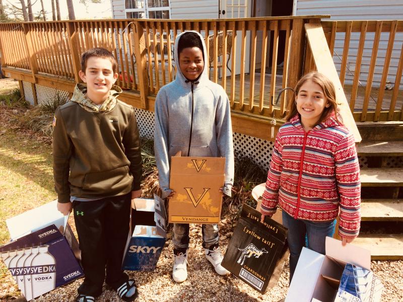 Rehoboth Elementary students lend a hand to local veteran | Cape Gazette