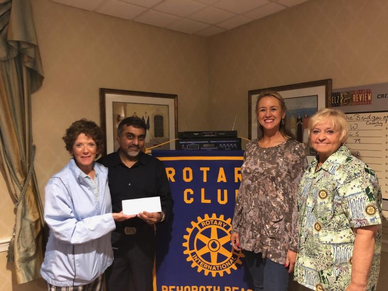 Rehoboth Beach Sunrise Rotary supports Harry K Foundation food pantries ...