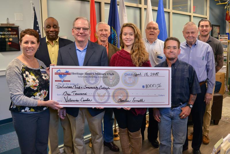 Heritage Shores Military Club supports veterans at Delaware Tech | Cape ...