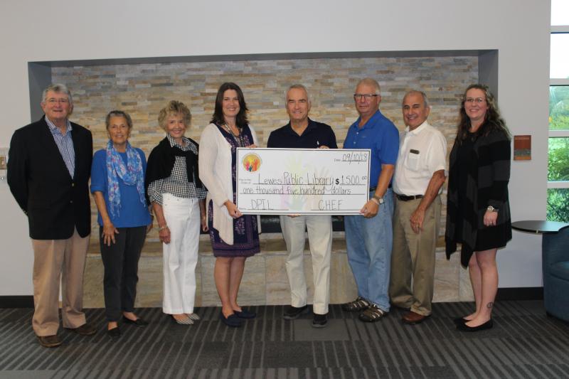 CHEF donates $1,500 to Lewes library for children’s literacy program ...