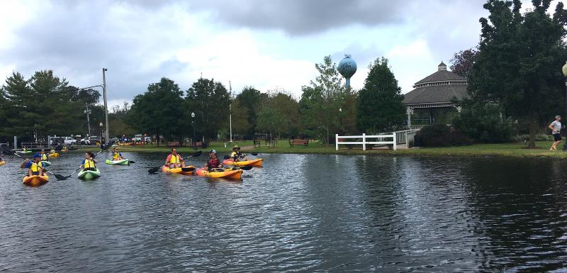 Carney kayaks Broadkill River to promote health, tourism | Cape Gazette