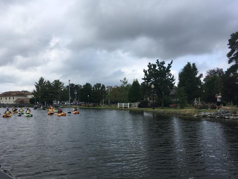 Carney kayaks Broadkill River to promote health, tourism | Cape Gazette