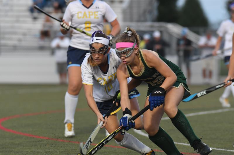Cape field hockey sticks to script, shuts out IR 3-0 | Cape Gazette