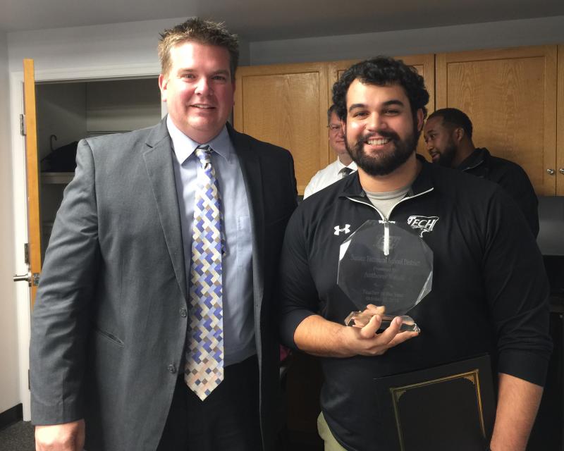 Sussex Tech school board recognizes 2019 Teacher of the Year | Cape Gazette