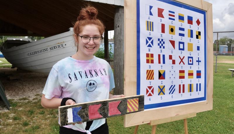Learning the art of communicating with signal flags | Cape Gazette