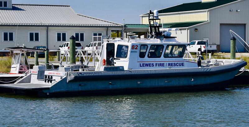 Lewes fire-and-rescue boat back in action | Cape Gazette