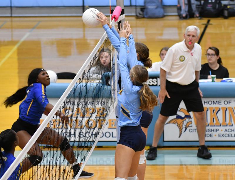 Vikings win volleyball battle with the Knights | Cape Gazette