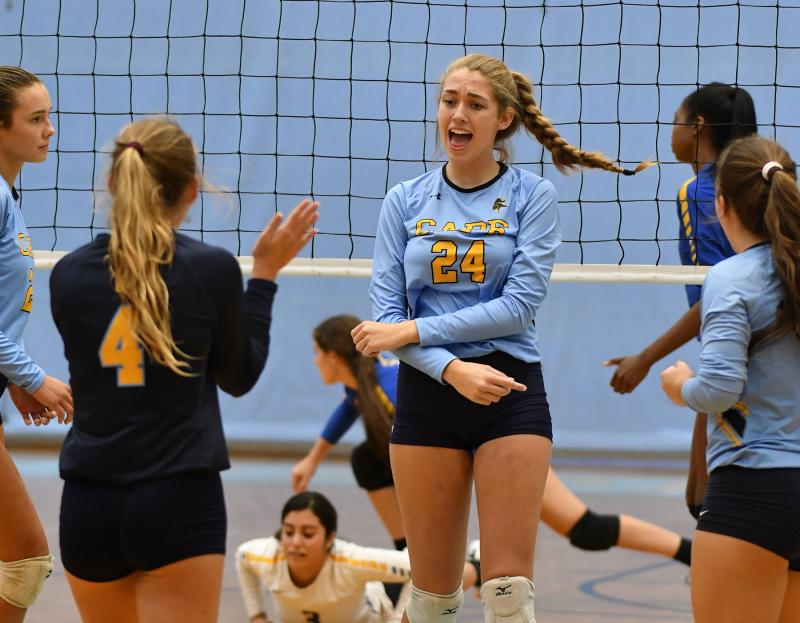 Vikings win volleyball battle with the Knights | Cape Gazette