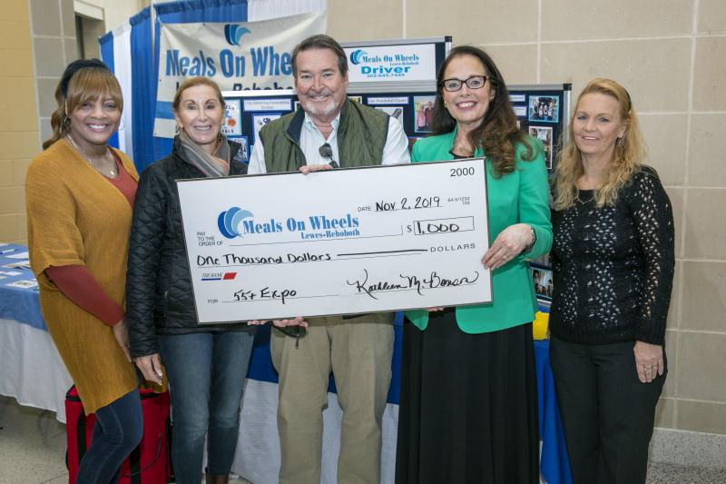 Resorts 55+ Expo donates $1K to Meals on Wheels | Cape Gazette