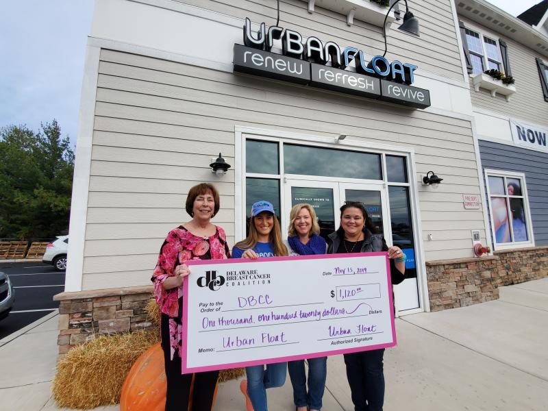 Urban Float donates to breast cancer coalition | Cape Gazette