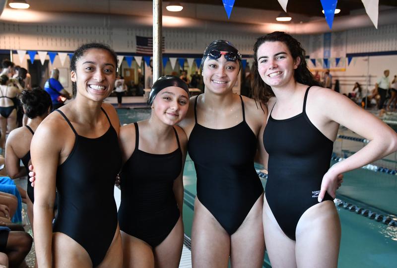 Cape girls’ swimming squad defeats Tech 96-74 | Cape Gazette