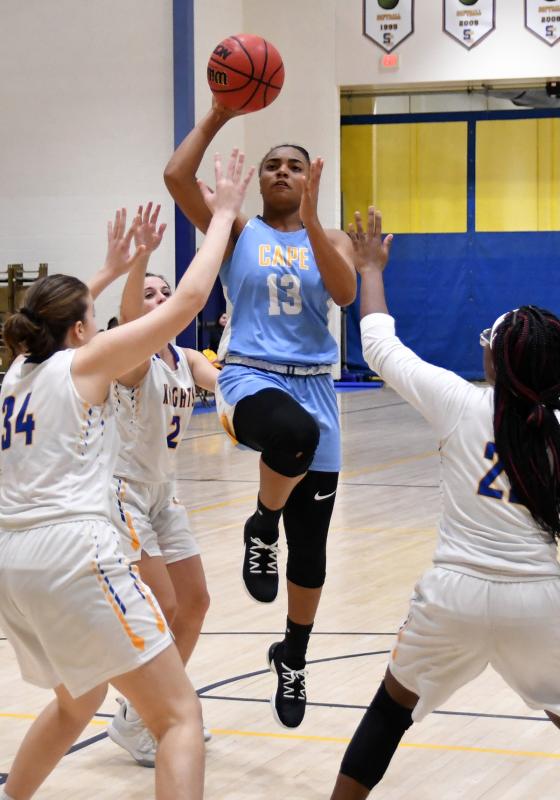 Cape girls’ basketball caps regular season with win over Knights | Cape ...