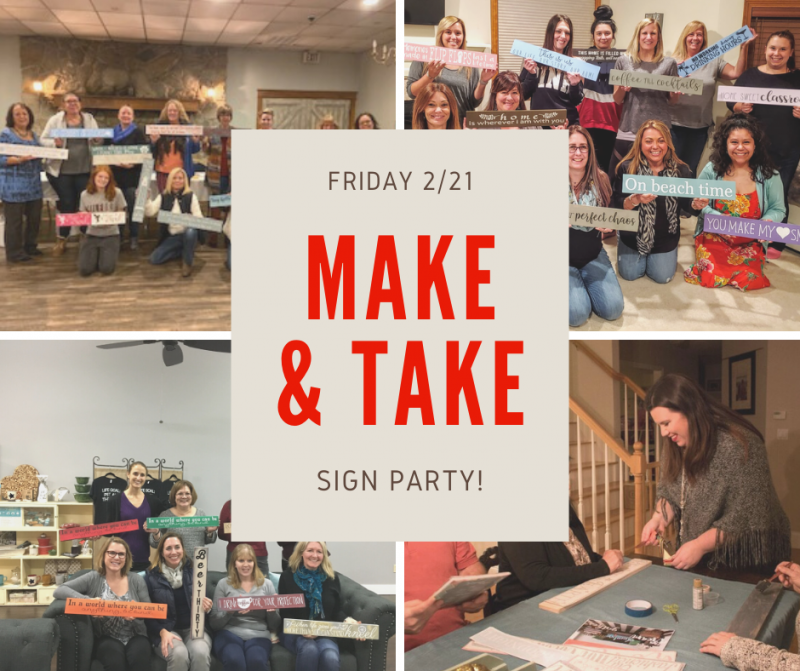 Make It & Take It! Sign Night at Mulligan’s Pointe! | Cape Gazette