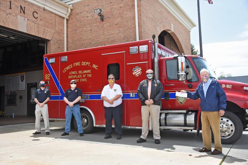 Lewes BPW donates $15K to fire department | Cape Gazette