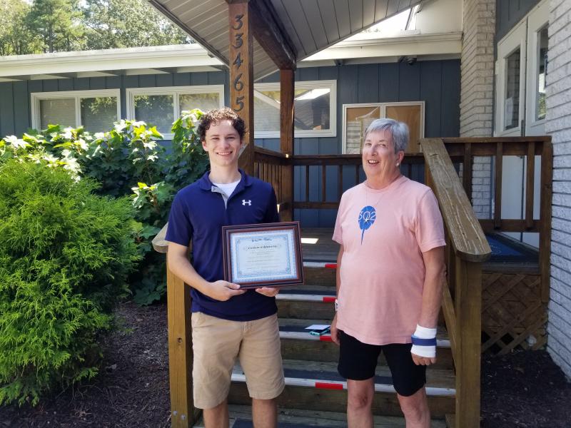 Sea Gals of Angola by the Bay scholarship goes to Thomas Copeland ...