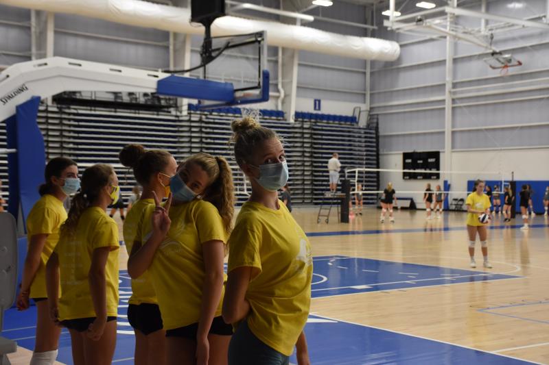 Fieldhouse is a fun house for Vikings volleyball players | Cape Gazette