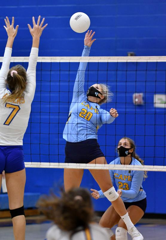 Cape volleyball shuts out Riders | Cape Gazette
